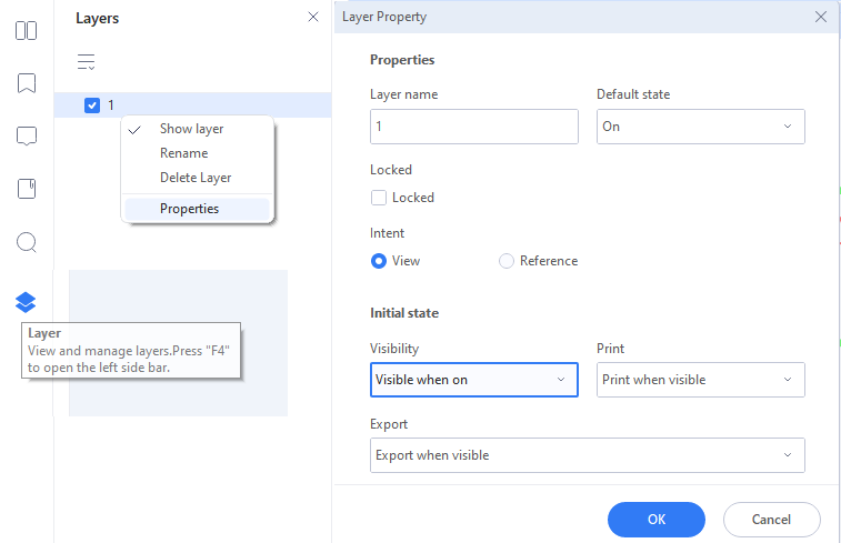 Does PDFelement support the layer feature? for Wins